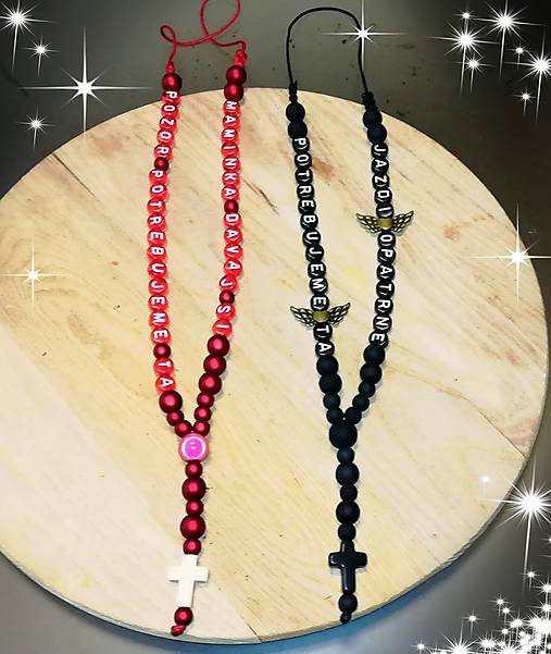 Prívesok alebo amulet do auta na želanie s textom menom alebo dátumom ...