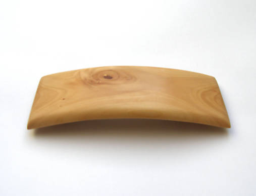 Drevená spona do vlasov - jabloňová veľká / wlkr - SAShE.sk