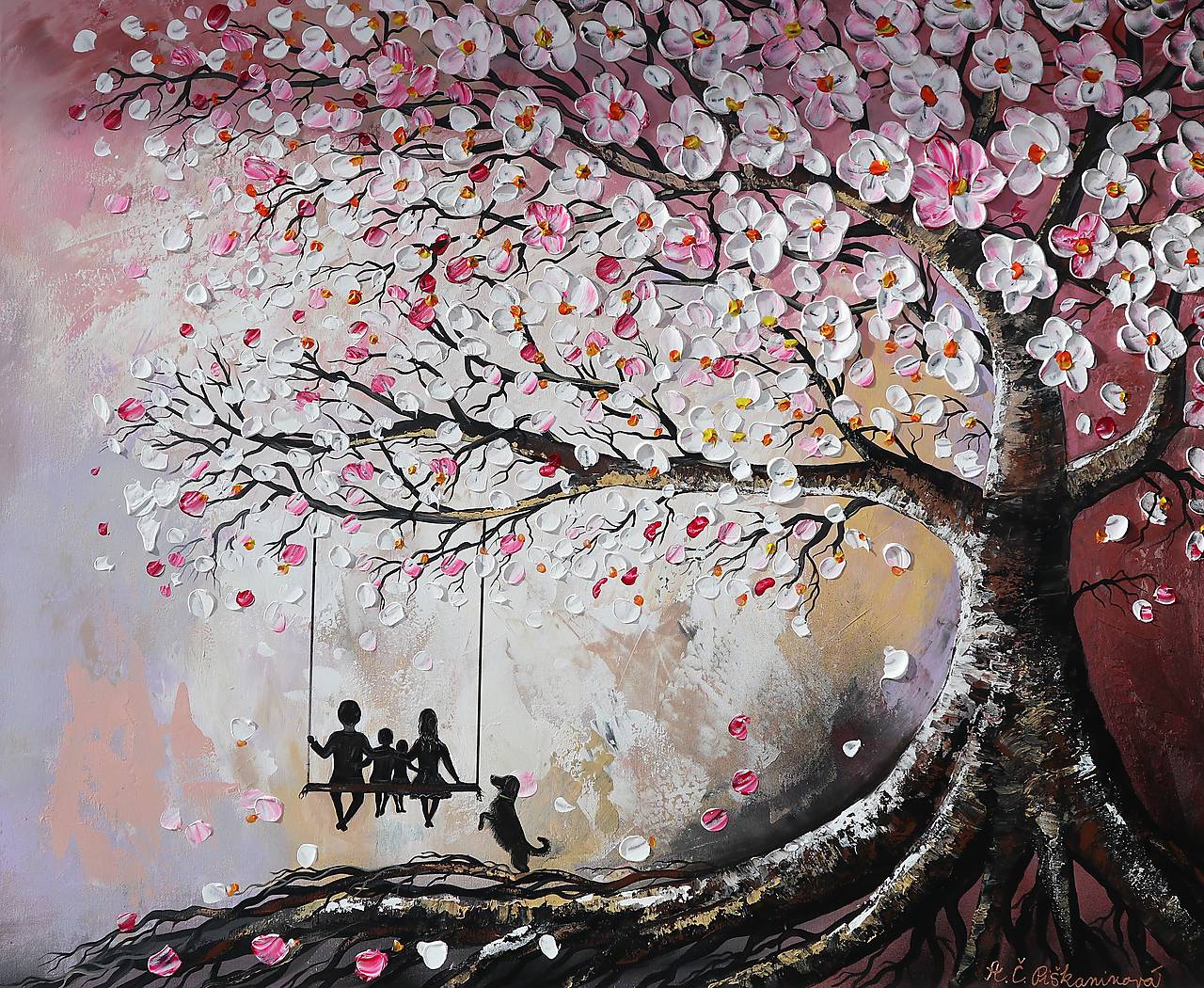 Rodinný strom.. komplet rodinka / KukurART - SAShE.sk