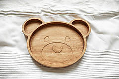 Drevená miska - Macko (Dub) / StolarstvoKonrad - SAShE.sk