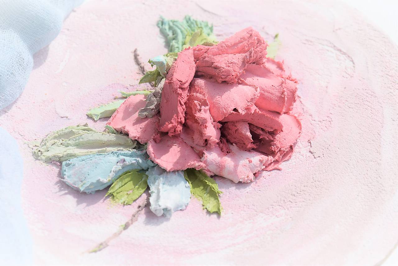 Sculpture painting - ruža / timiart - SAShE.sk