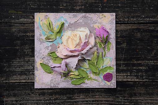 Ruža - sculpture painting / timiart - SAShE.sk