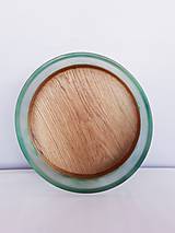 Miska dub + zelená živica / Gaiahobby - SAShE.sk