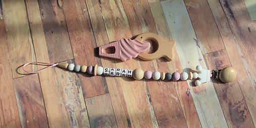 Držiak na cumeľ alebo hryzátko (Sarah) / katusha.handmade - SAShE.sk