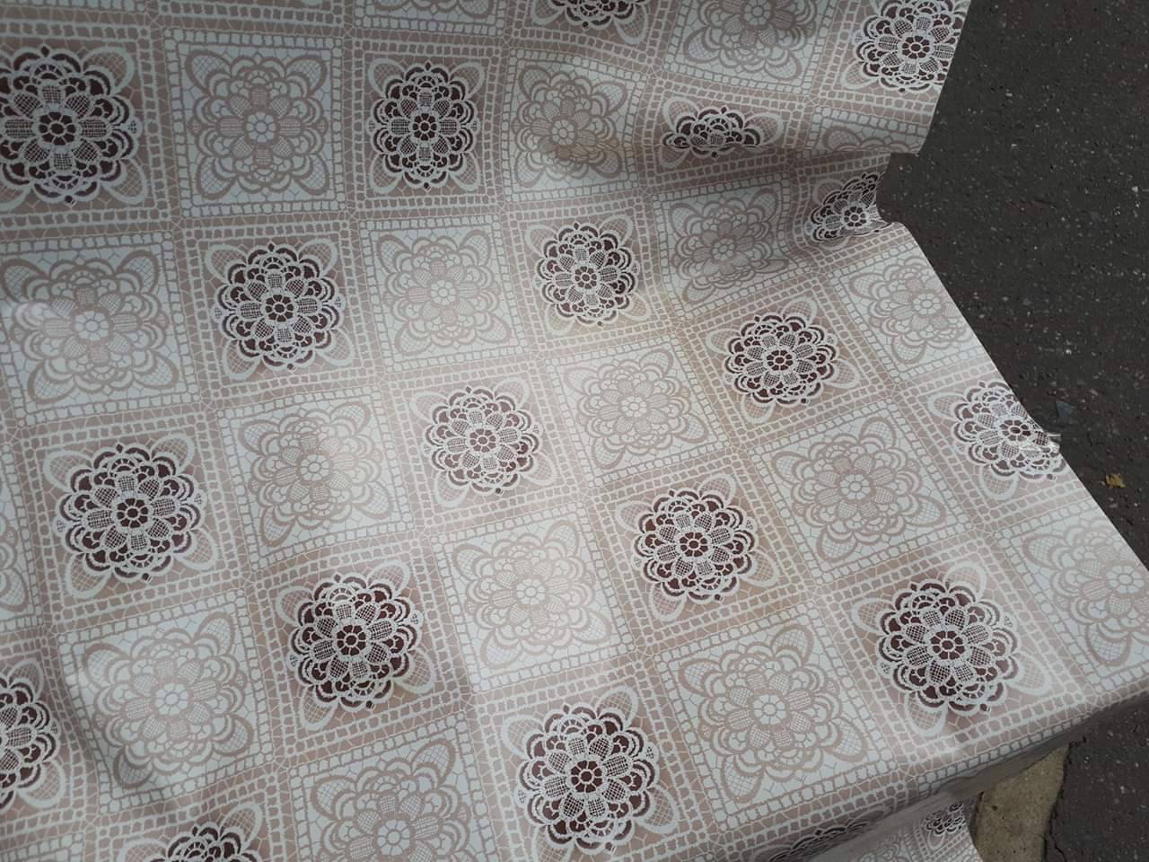 Pvc obrusovina (Béžové kachličky) / GalanteriaGombicka - SAShE.sk