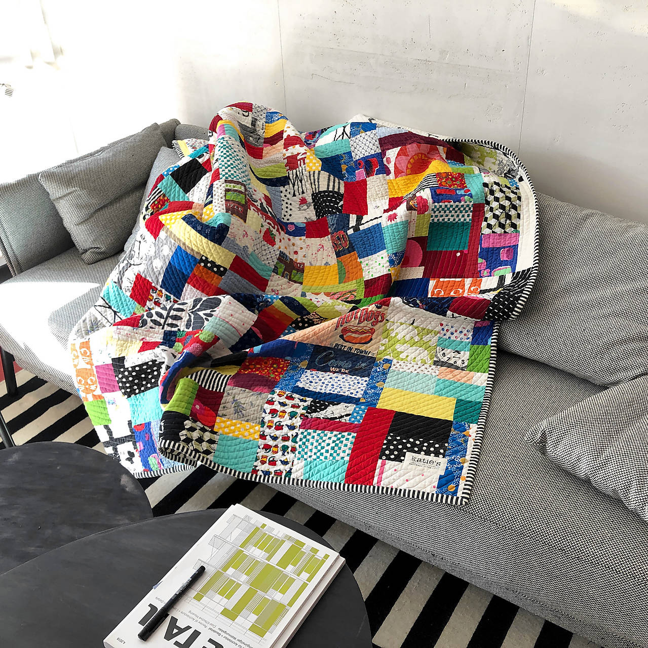 Scrap patchwork deka / katies.handmade.only - SAShE.sk