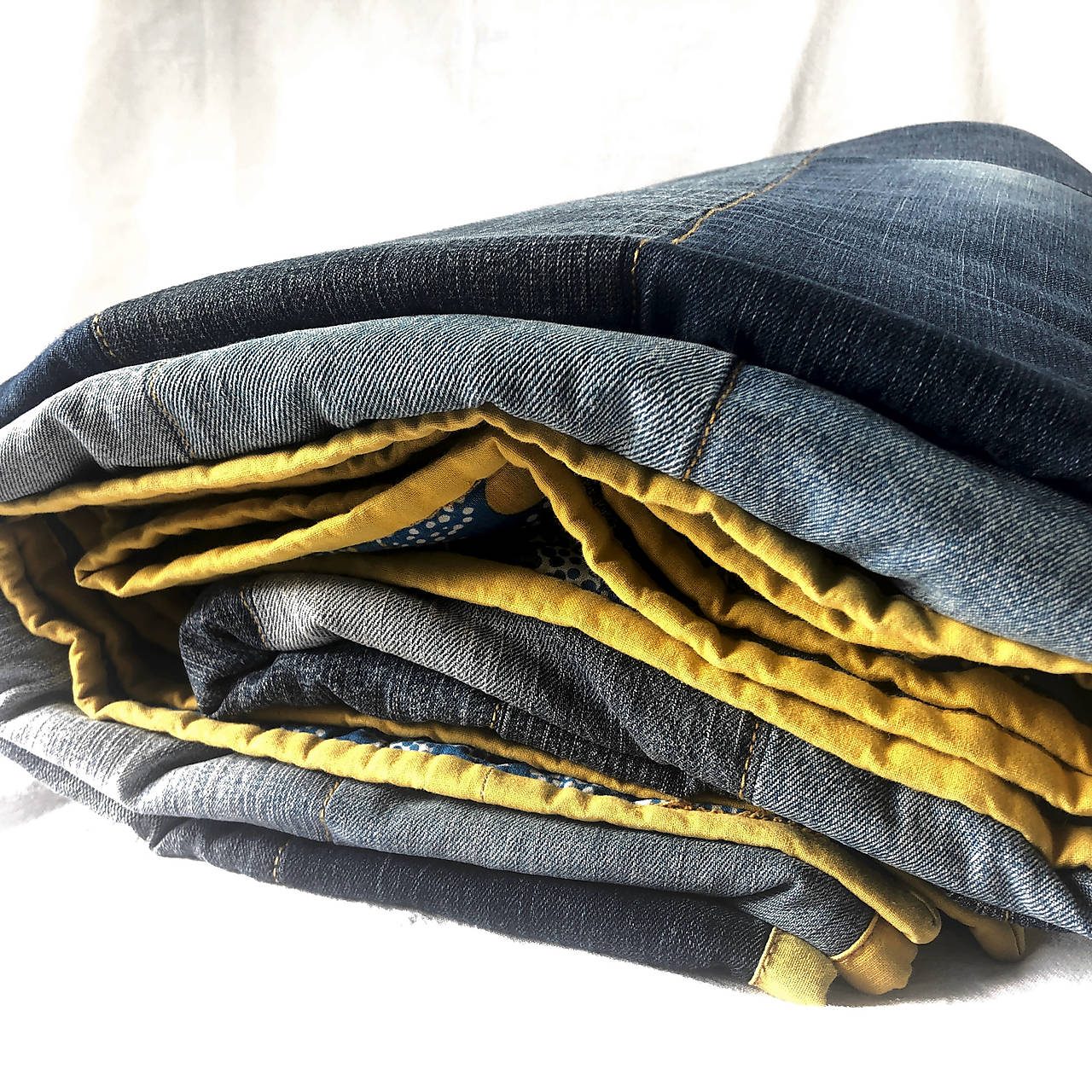 Patchwork jeans deka / katies.handmade.only - SAShE.sk