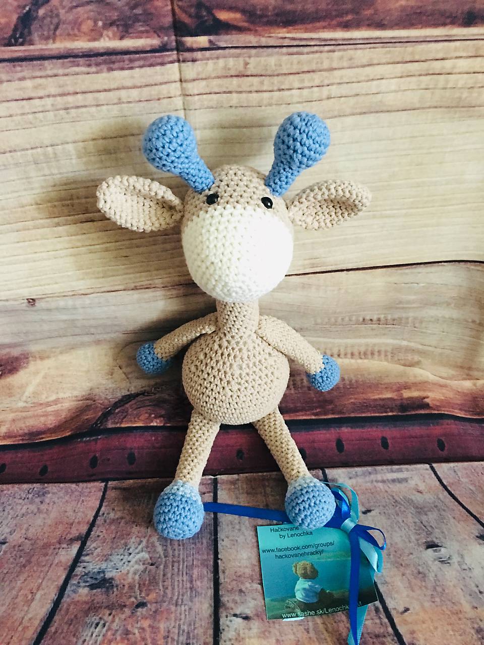 Hackovana zirafa / Lenochka_M - SAShE.sk - Handmade Hračky