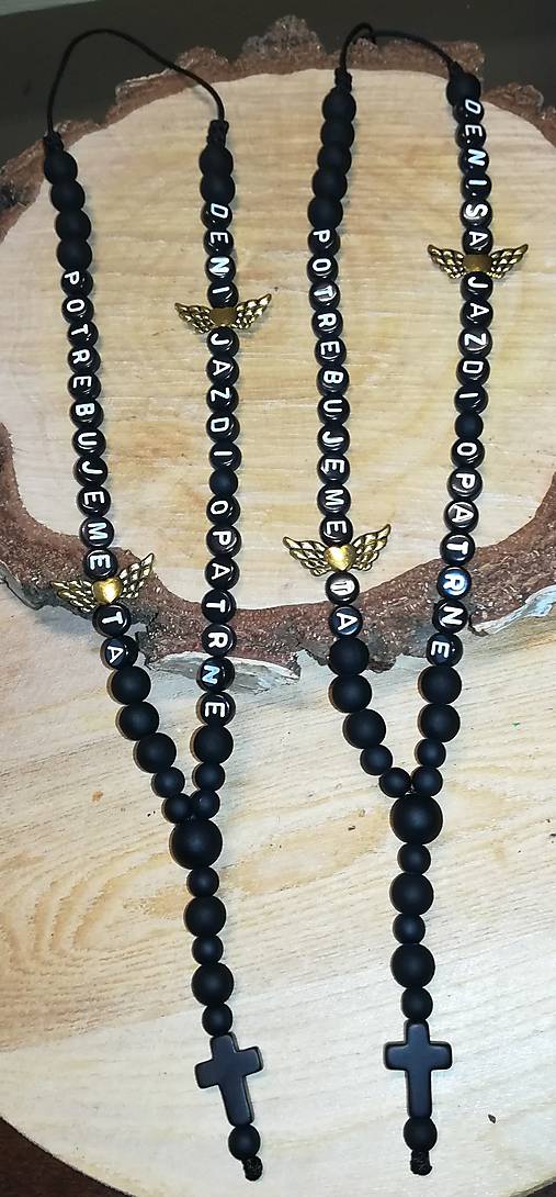 Prívesok alebo amulet do auta Privesok na želanie s textom menom alebo ...