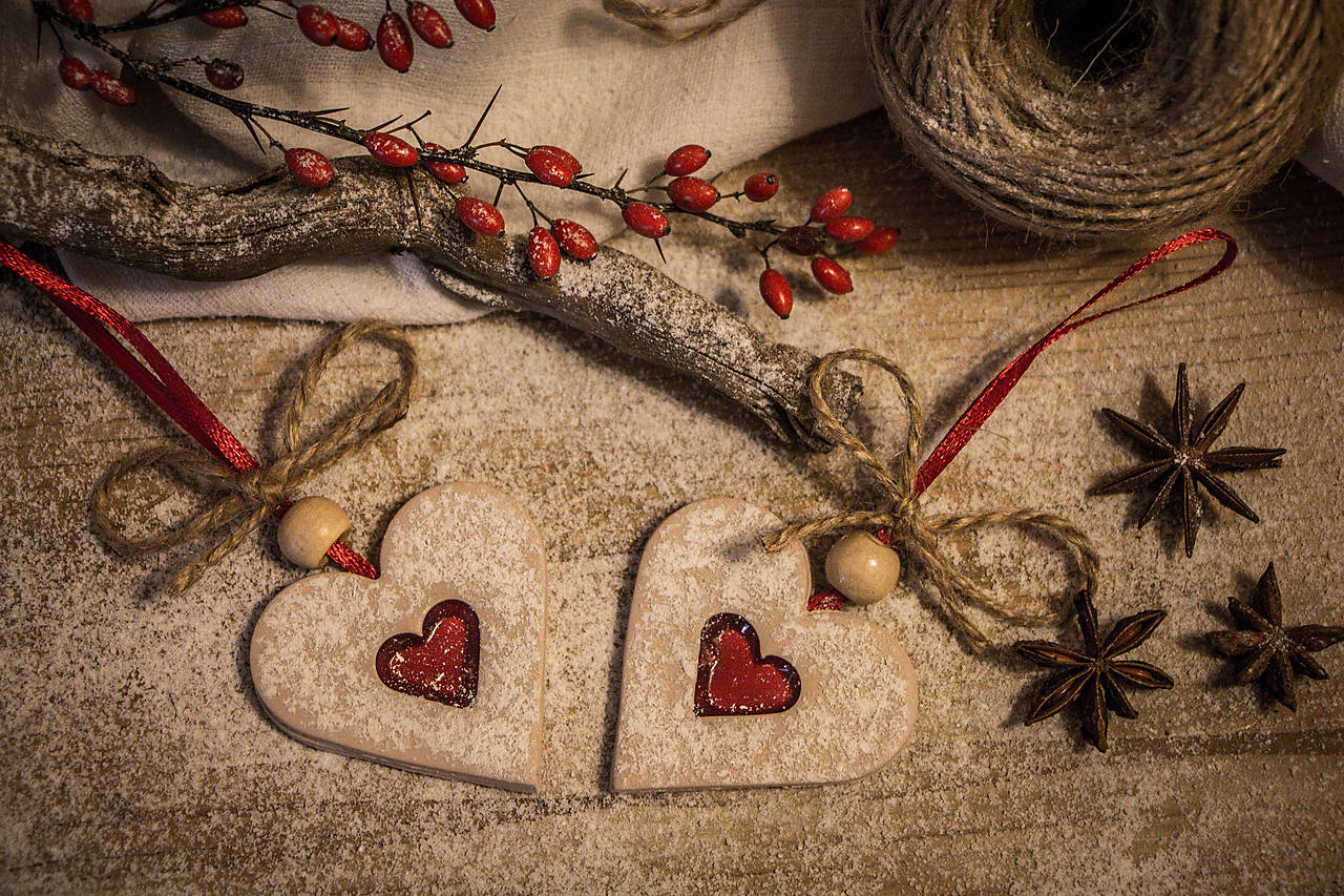 Linecké koláčiky (ozdoby - srdiečko) / Ninis.handmade - SAShE.sk