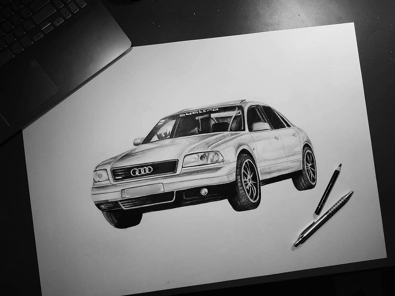 Kreslené auto (A2) / Sjusi - SAShE.sk