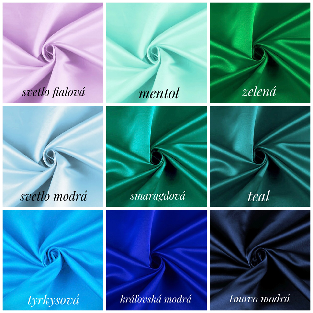 Saténová sukňa kruhová / TinyThea - SAShE.sk - Handmade Sukne