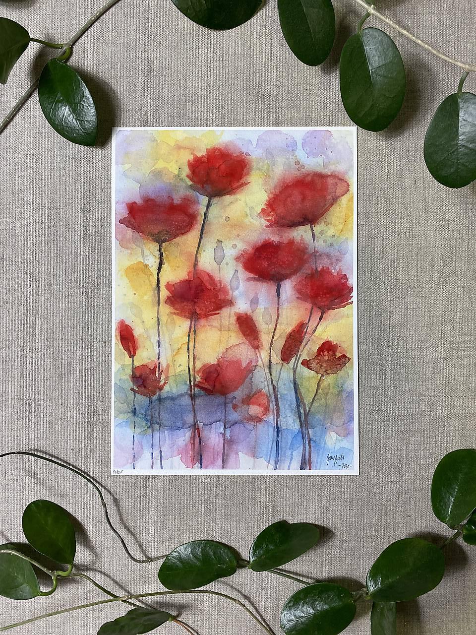 Maky, (ART PRINT) akvarel / Jane-Beata - SAShE.sk