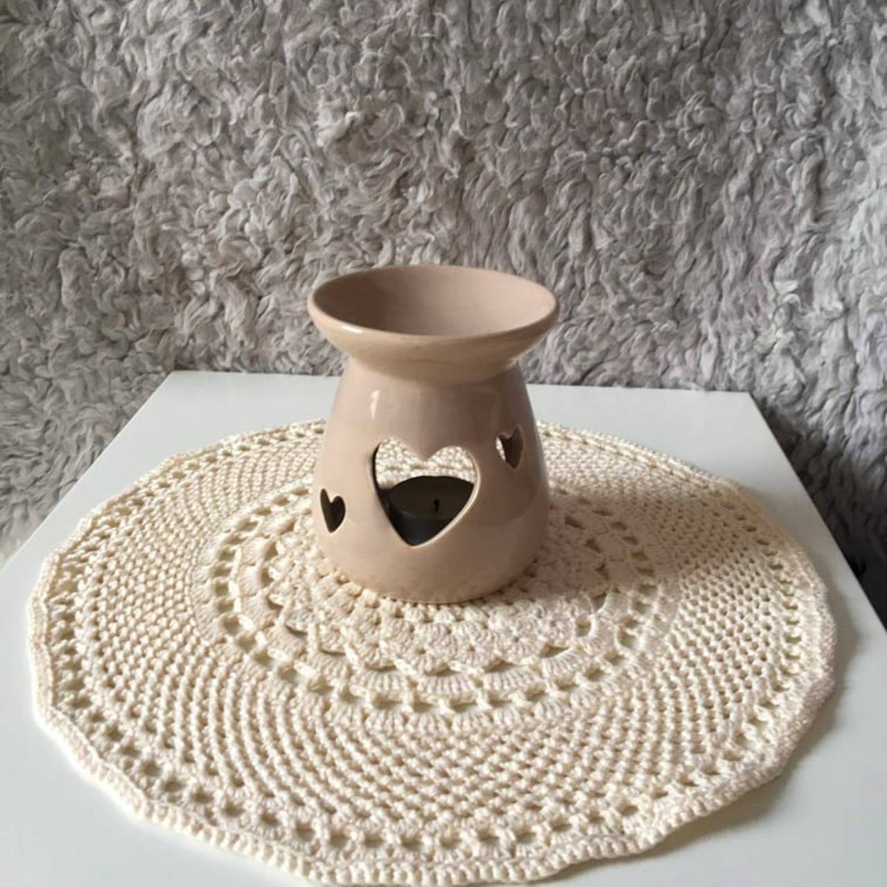 Prestieranie vintage - béžové priemer 30cm / SonaLaura - SAShE.sk