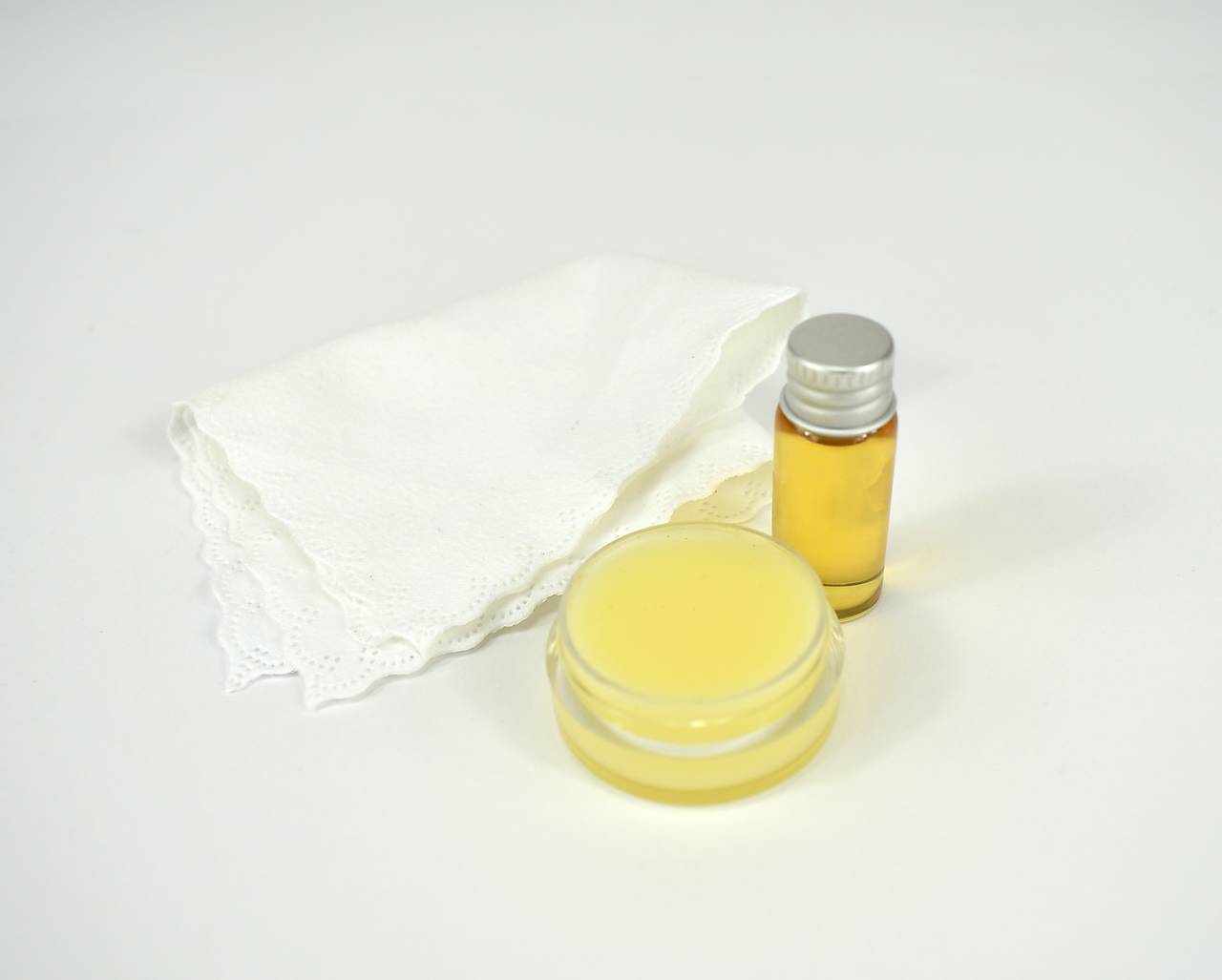 Olej a vosk na ošetrovanie drevených šperkov 4ml/20g (Sada Olej 4ml ...