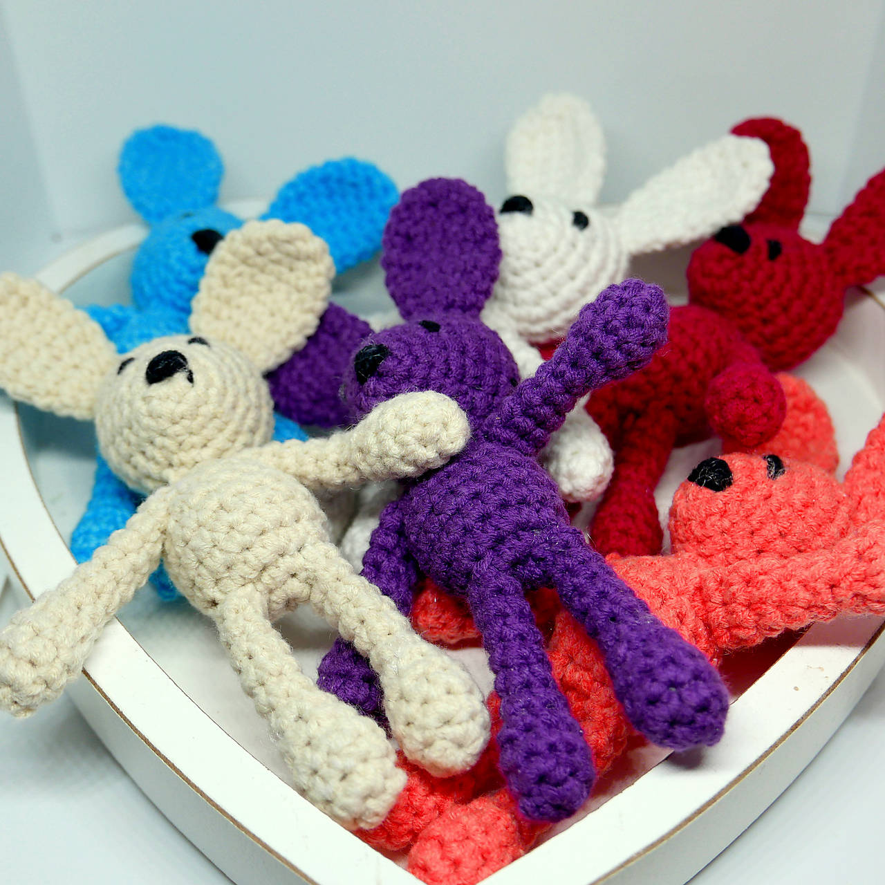 Háčkovaný zajkovia / adien - SAShE.sk