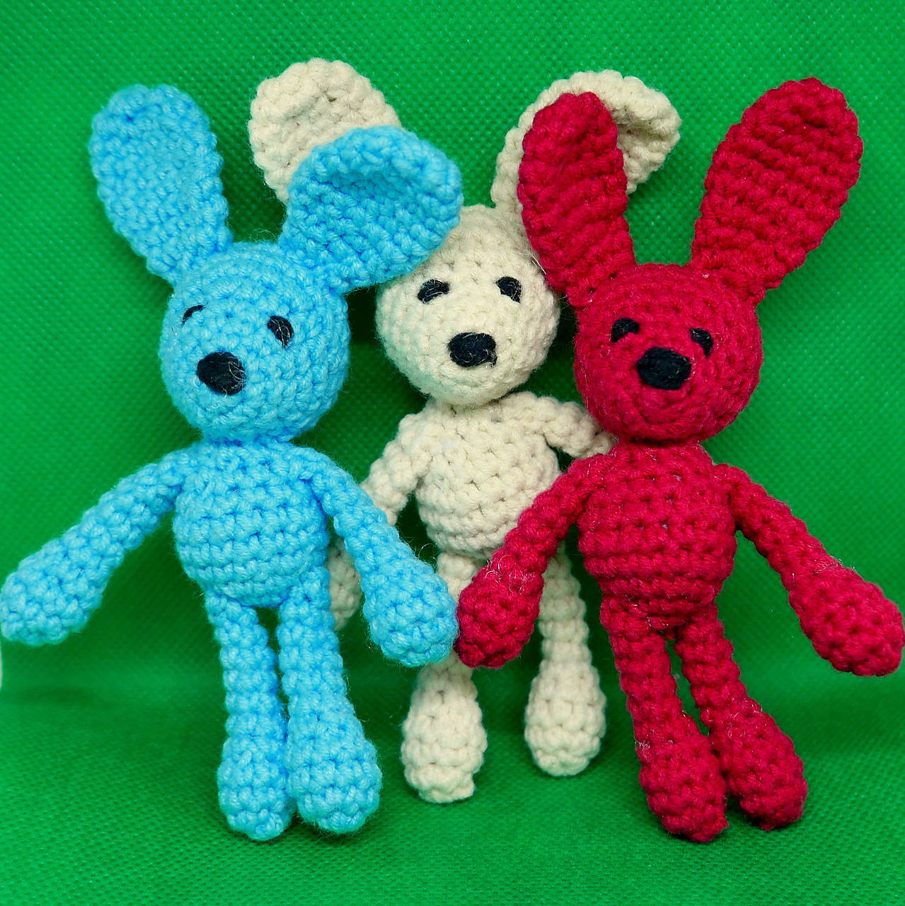 Háčkovaný zajkovia / adien - SAShE.sk