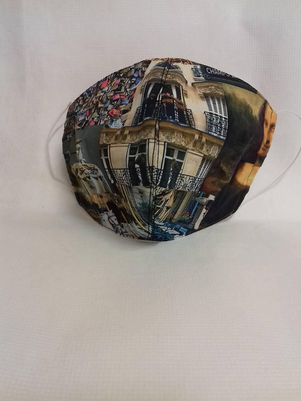 Dizajnové bavlnené rúška podšívané jemnučkým ľanom, tvarované, rôzne ...