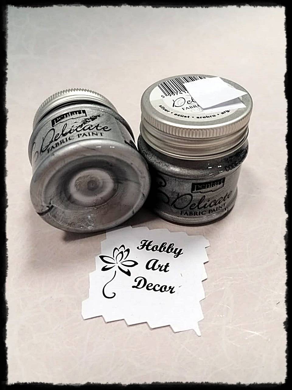 Delicate textil farba-strieborná / Hoby-Art-Decor - SAShE.sk