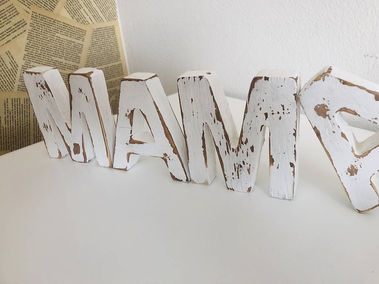 Nápis MAMA / LHwoodArt - SAShE.sk