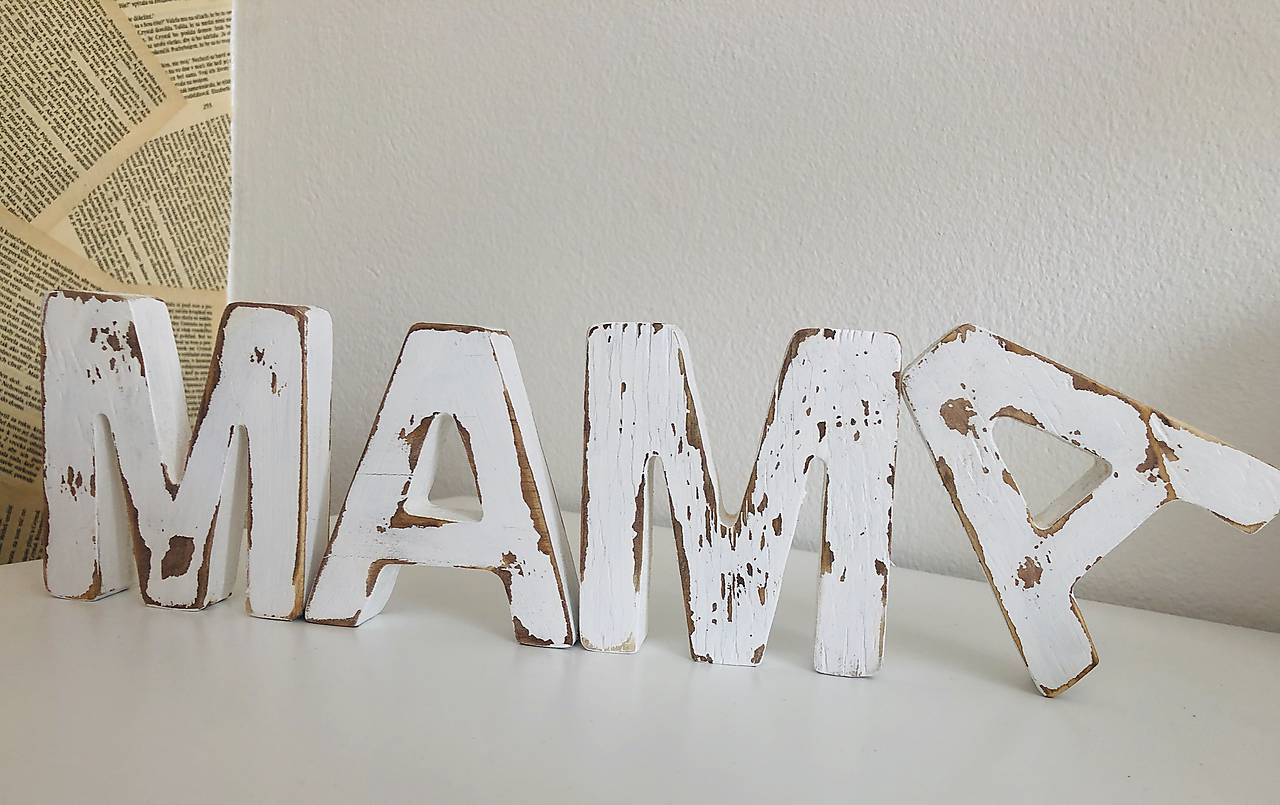 Nápis MAMA / LHwoodArt - SAShE.sk