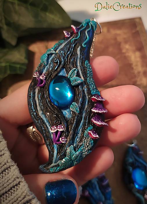 Amulet mesačných elfov, nočný elf (Veľký amulet) / dalie.creations ...