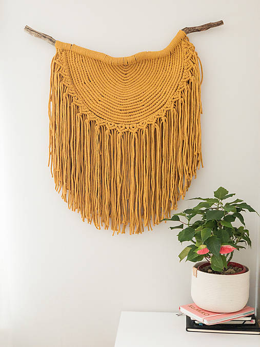 Makramé “The sun is still rising” / kaMiko - SAShE.sk