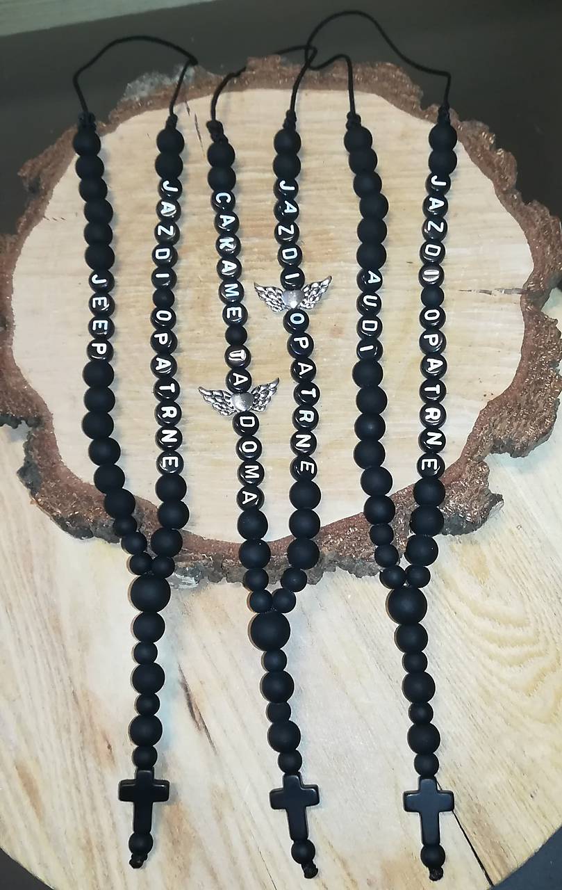 Prívesok alebo amulet do auta Privesok na želanie s textom menom alebo ...