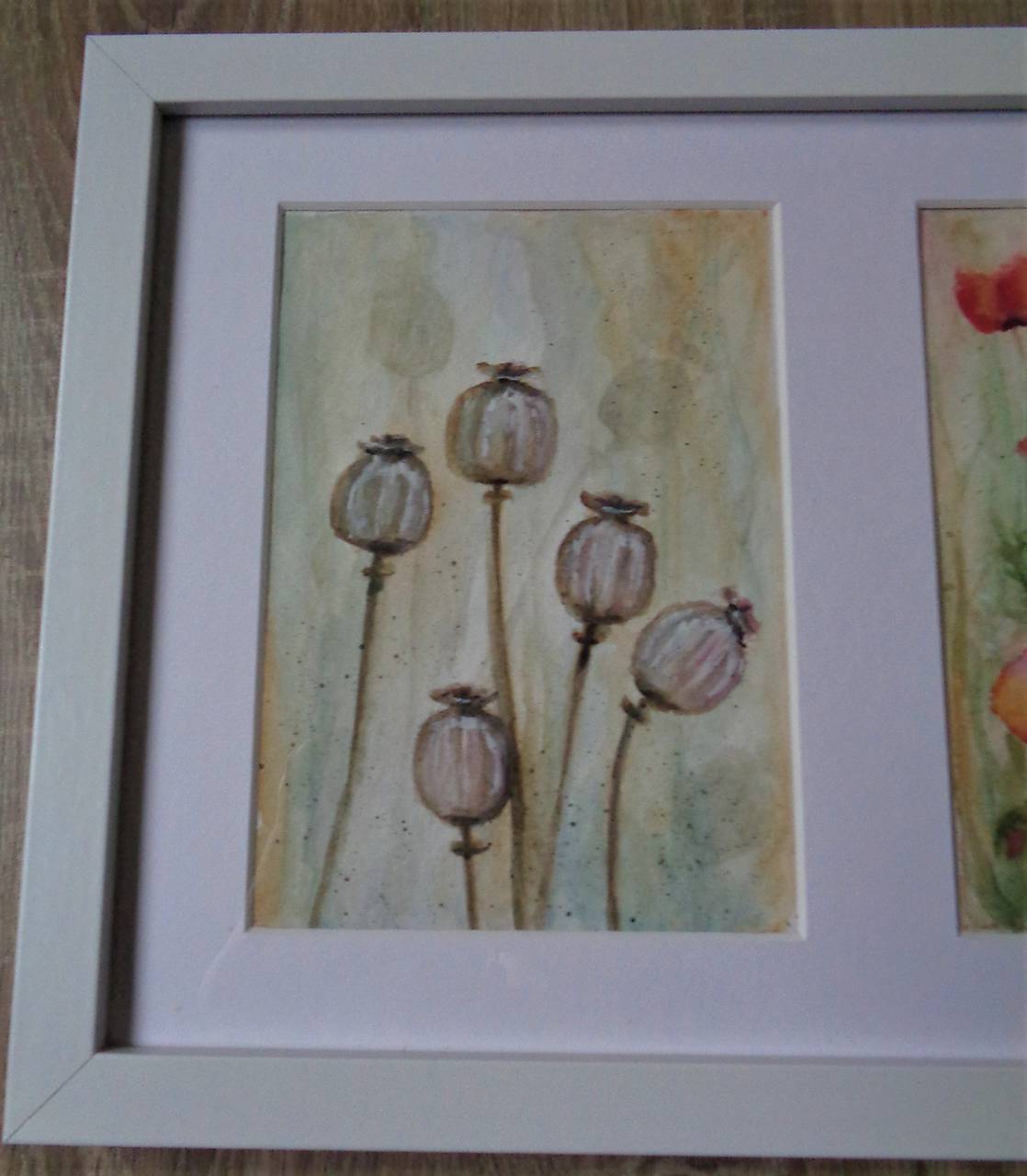 Makovice, maky...akvarel / GabryElla - SAShE.sk