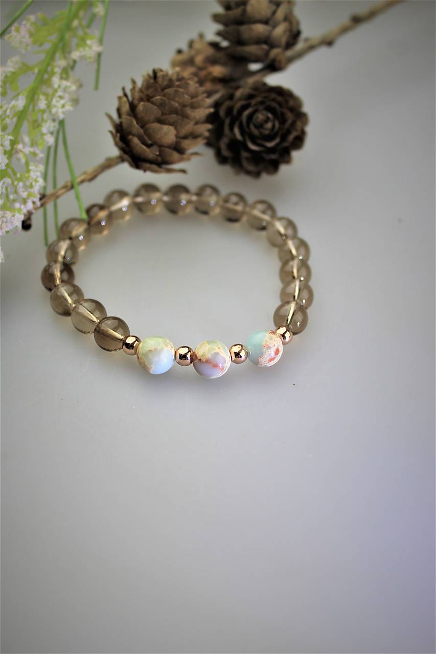 Záhneda,jaspis náramok / Sima-polodrahokamy - SAShE.sk