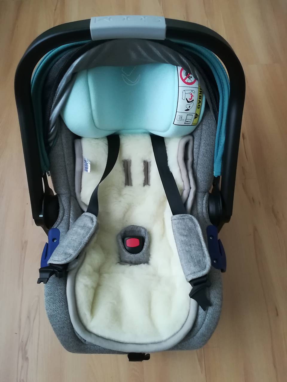 VLNIENKA podložka do kočíka Jané Crosswalk R 3 v 1 100 % merino top ...