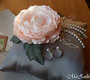 Svadobný vankúšik v striebornom / MaZulu - SAShE.sk