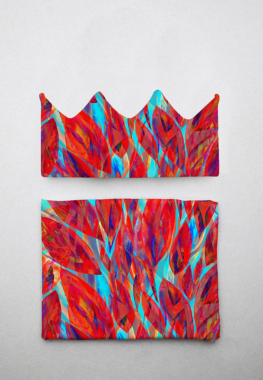 DIZAJNOVÁ ČELENKA-KORUNKA & NÁKRČNÍK / sopadizajn - SAShE.sk