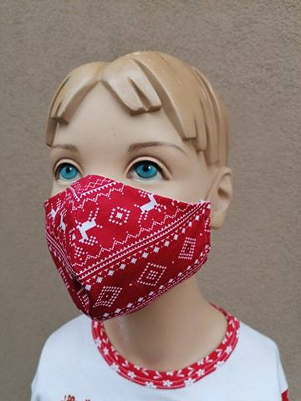 Rúško na tvár - vianočné / lunna - SAShE.sk - Handmade Rúška