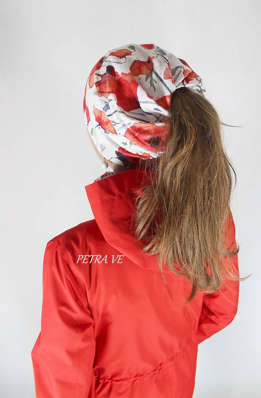 So skrytým otvorom na cop - čiapka dámska i detská / PETRA_VE - SAShE.sk