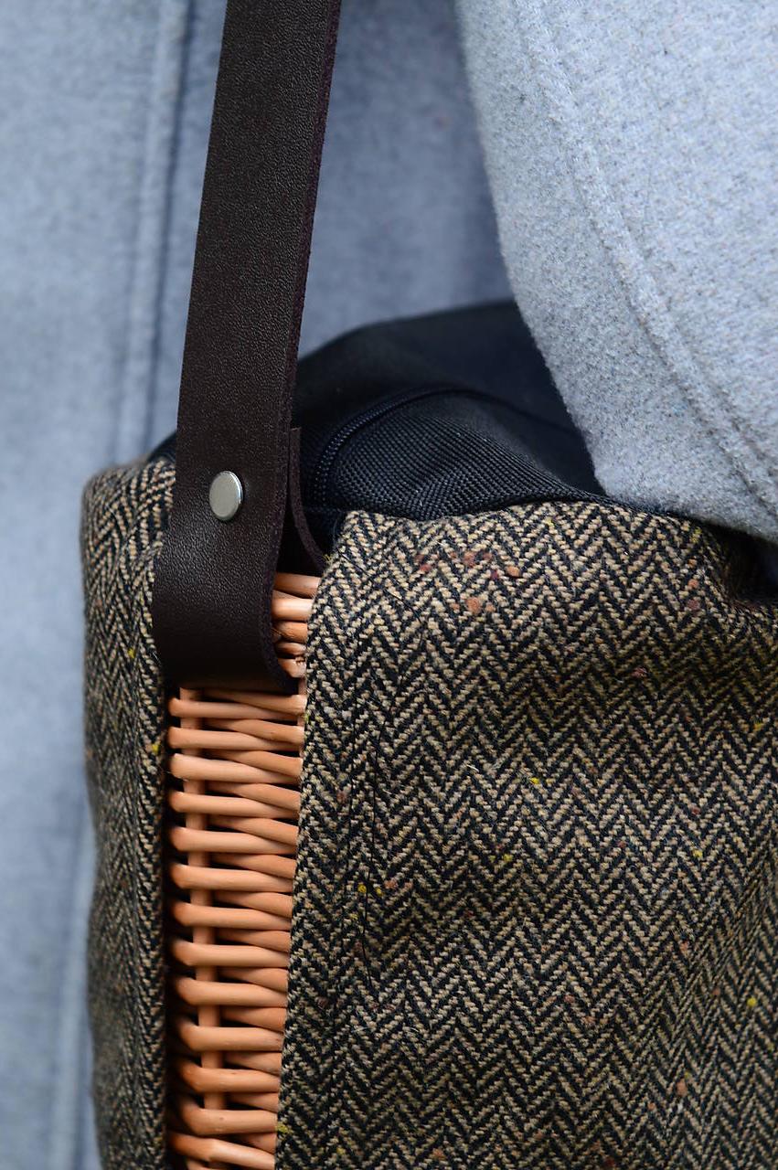 Prútená kabelka do ruky INVIERNO N°2 / pik-nik - SAShE.sk