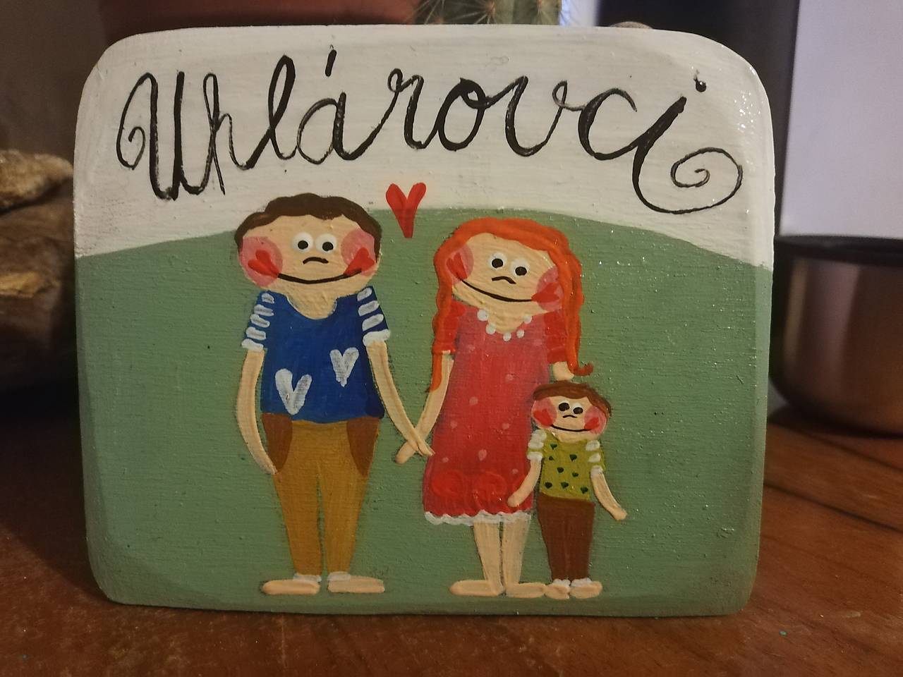 Drevená tabuľka na zelanie / Kesina - SAShE.sk