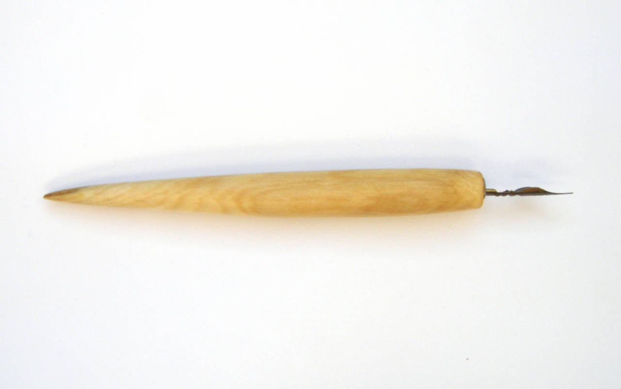 Drevené kaligrafické pierko - bukové / wlkr - SAShE.sk