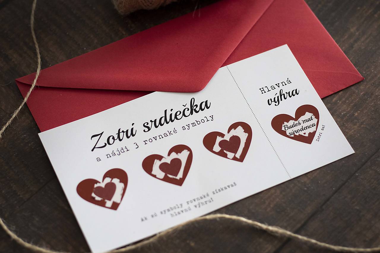 Budeš mať súrodenca - stierací žreb (Oznámenie 19x10cm ...