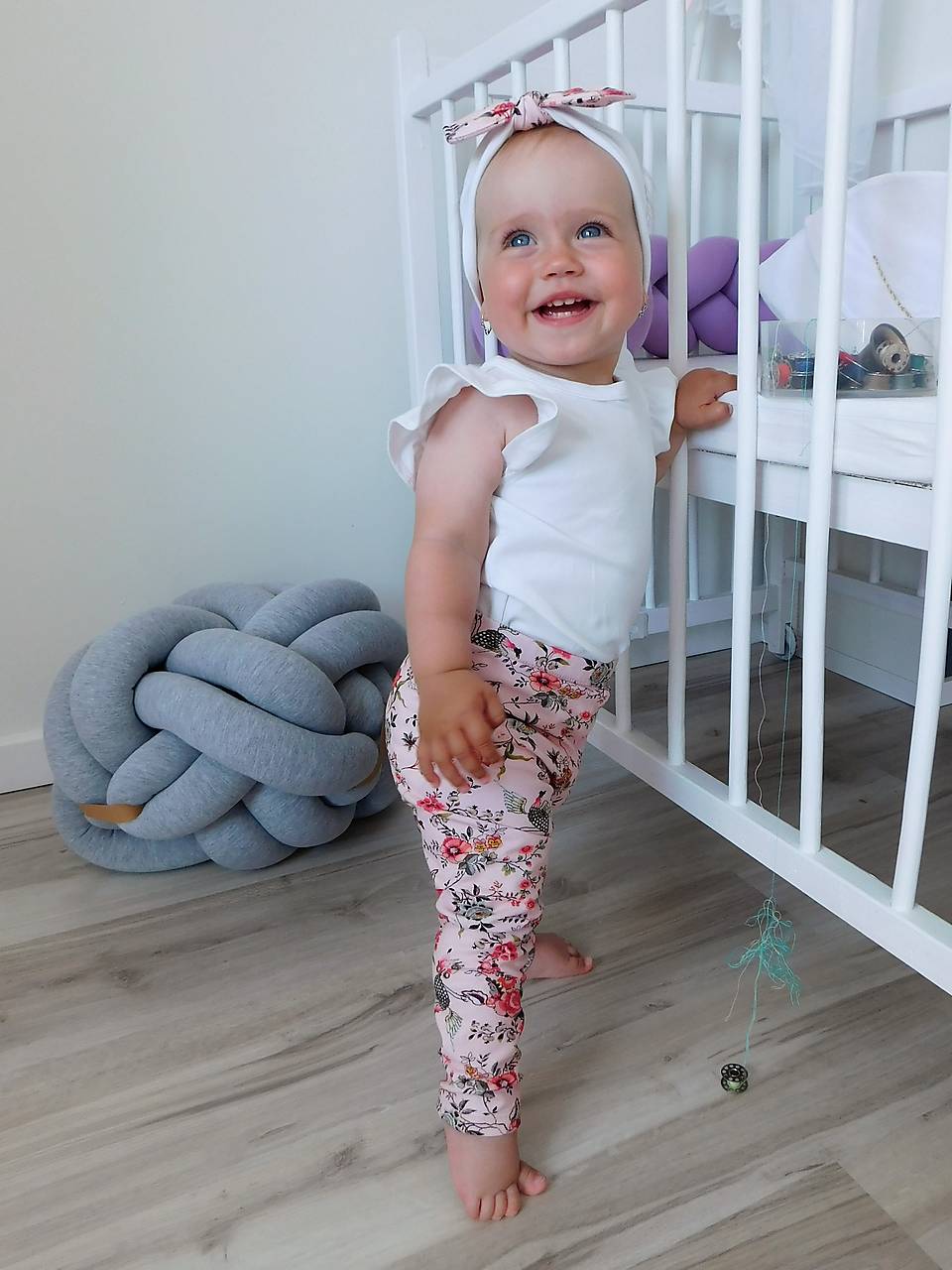 Detské legíny jar leto kvety / JIM - SAShE.sk