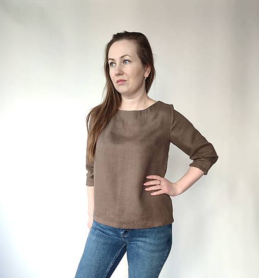 ľanová blúzka / Lineton - SAShE.sk
