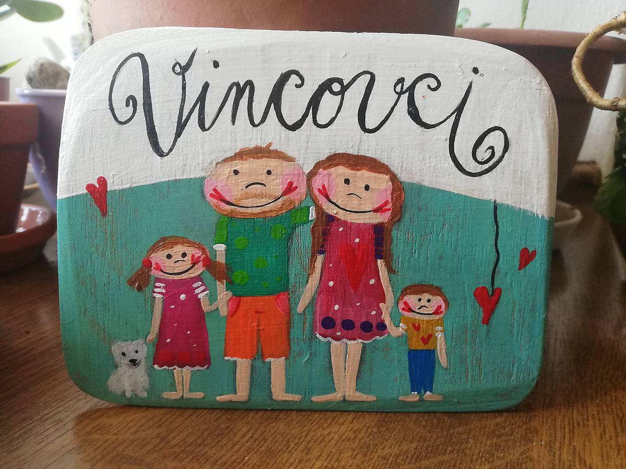 Drevená tabuľka na zelanie / ZuzuKuku - SAShE.sk