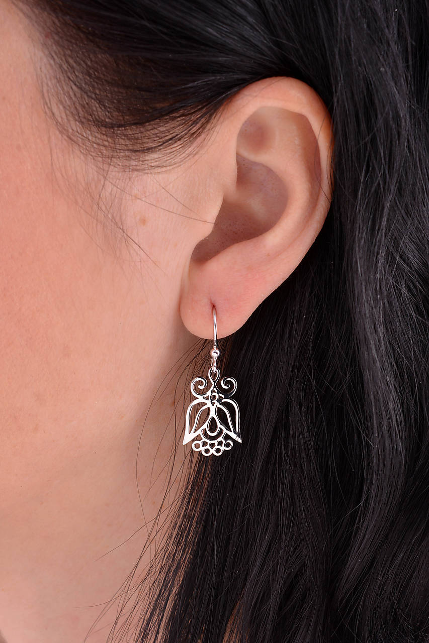 Náušnice Vlčí mak 2 mini - 2cm / KatarinaZiak - SAShE.sk