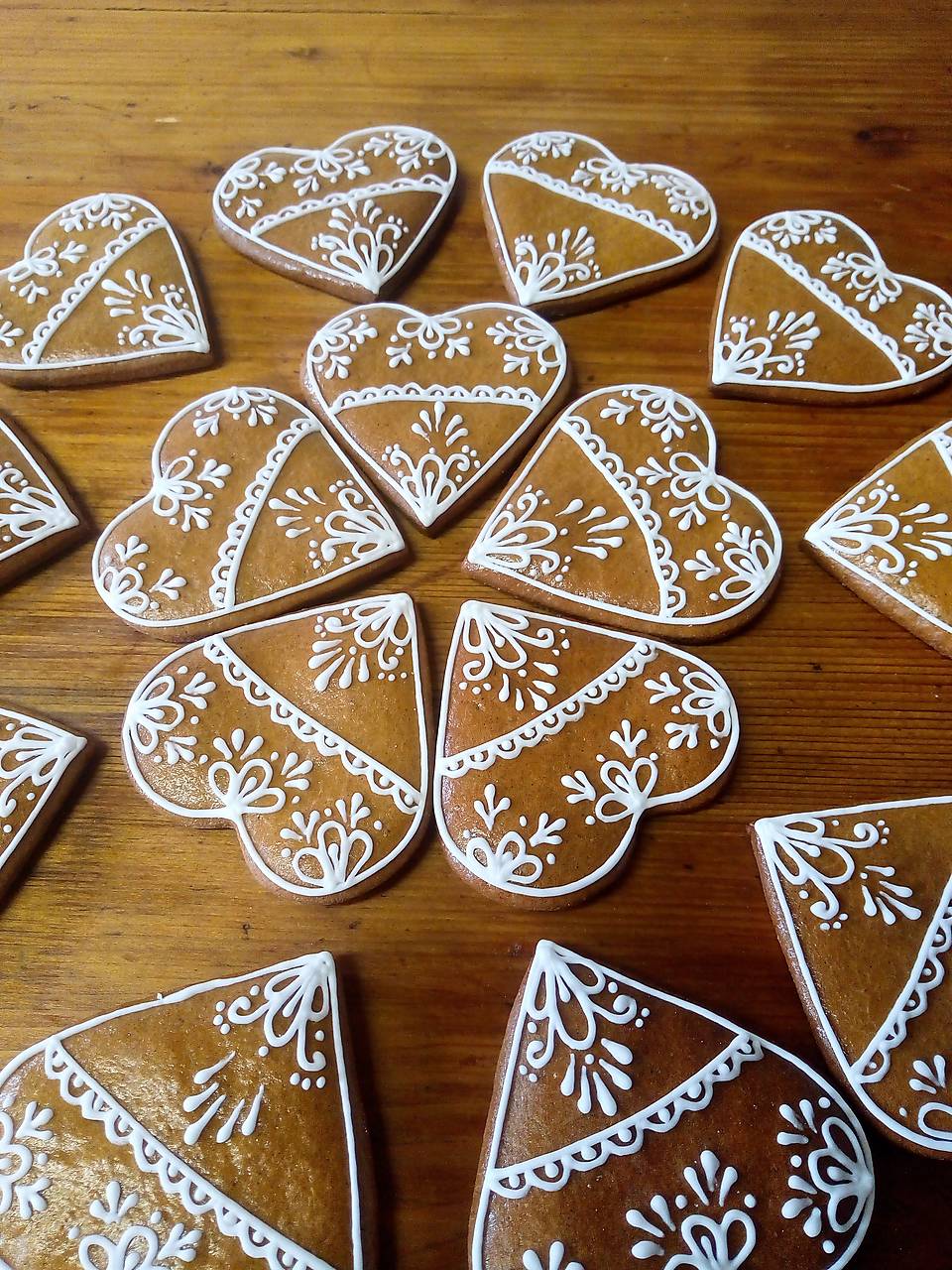 Svadobné srdiečka ľudový motív /príležitostné oslava, výročie / tamaa ...