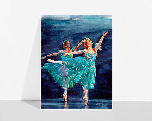 Fine Art Print "Baletky" (21 x 30 cm) / EleSchmidt - SAShE.sk