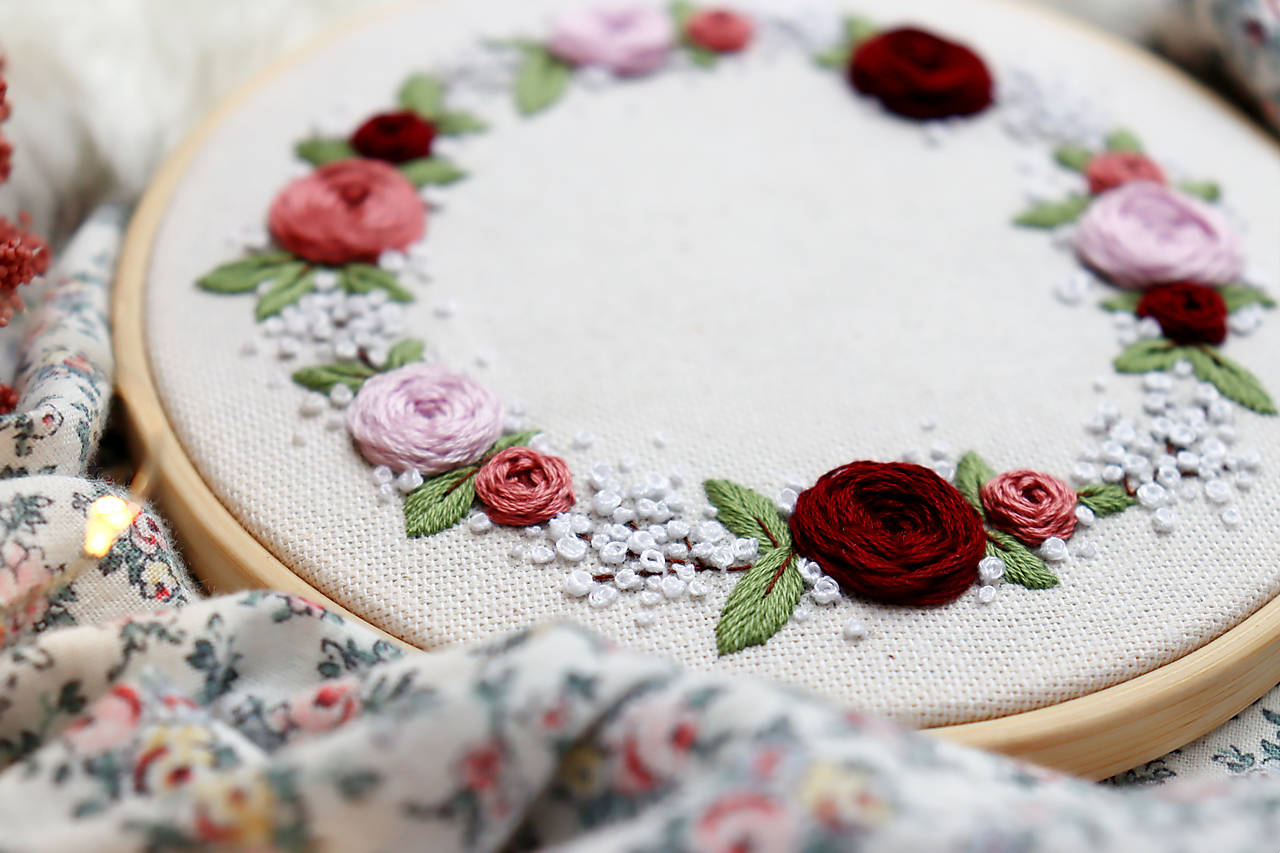 Romantická výšivka Ranná rosa ♡ / SusanRosy - SAShE.sk