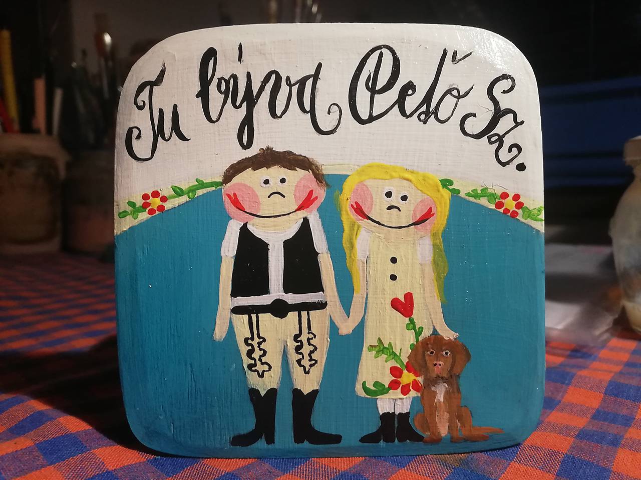 Drevená tabuľka na zelanie / ZuzuKuku - SAShE.sk