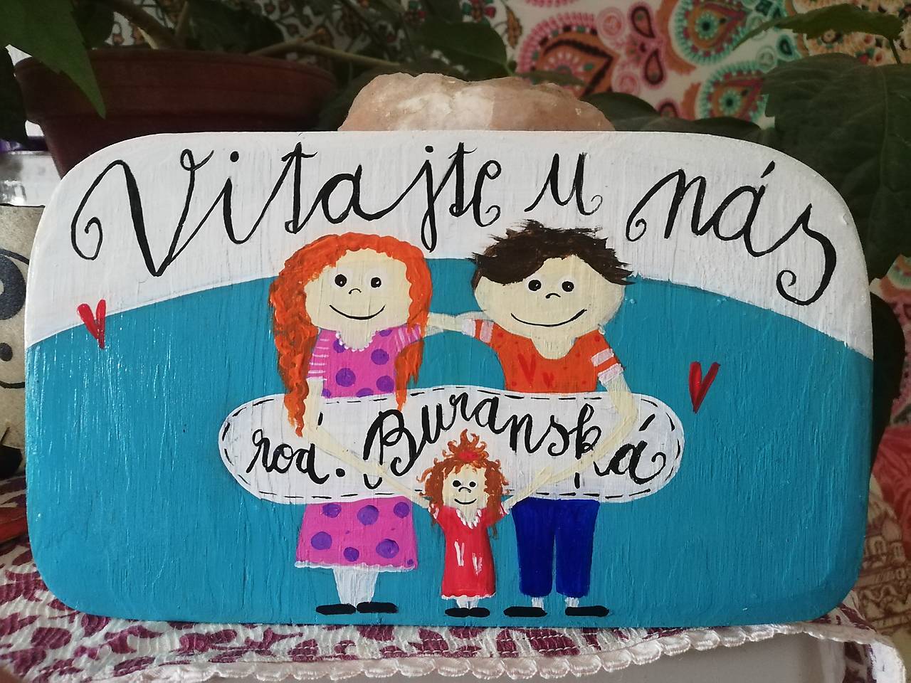 Drevená tabuľka na zelanie / ZuzuKuku - SAShE.sk