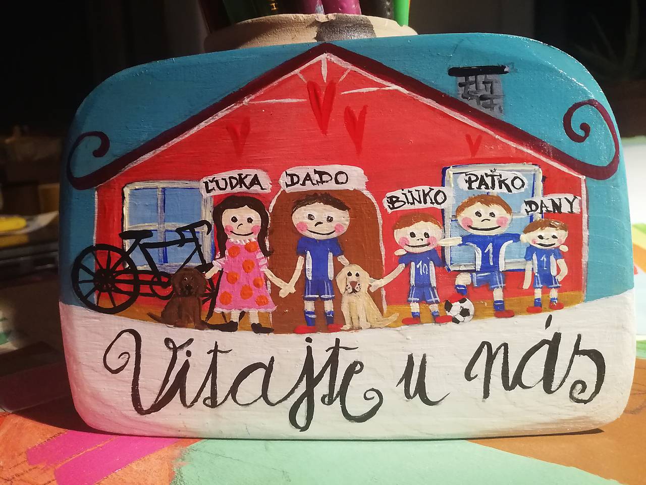 Drevená tabuľka na zelanie / ZuzuKuku - SAShE.sk