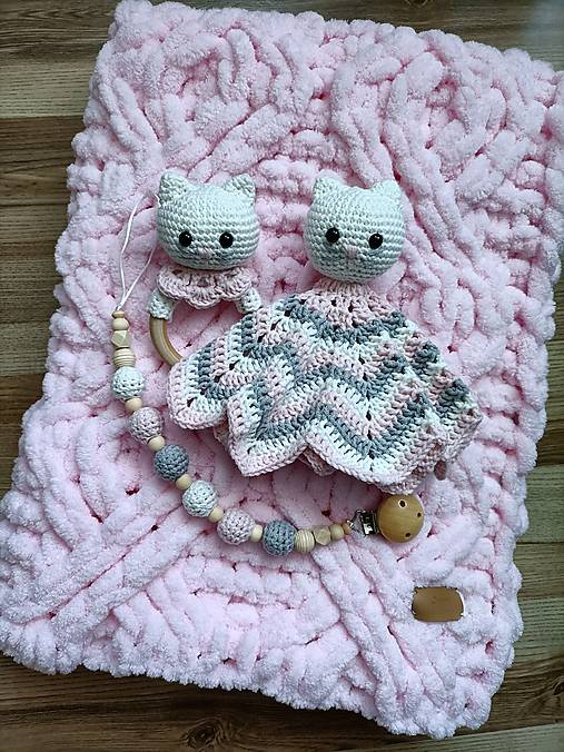 Háčkovaný darčekový set / MimiMadeWithLove - SAShE.sk